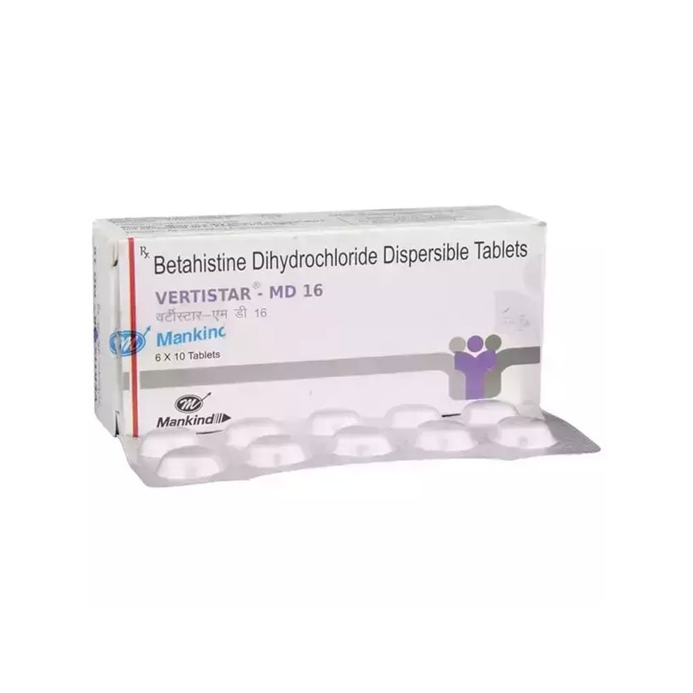 Vertistar MD - Betahistine Tablet Manufacturer & Exporter | Bulk ...