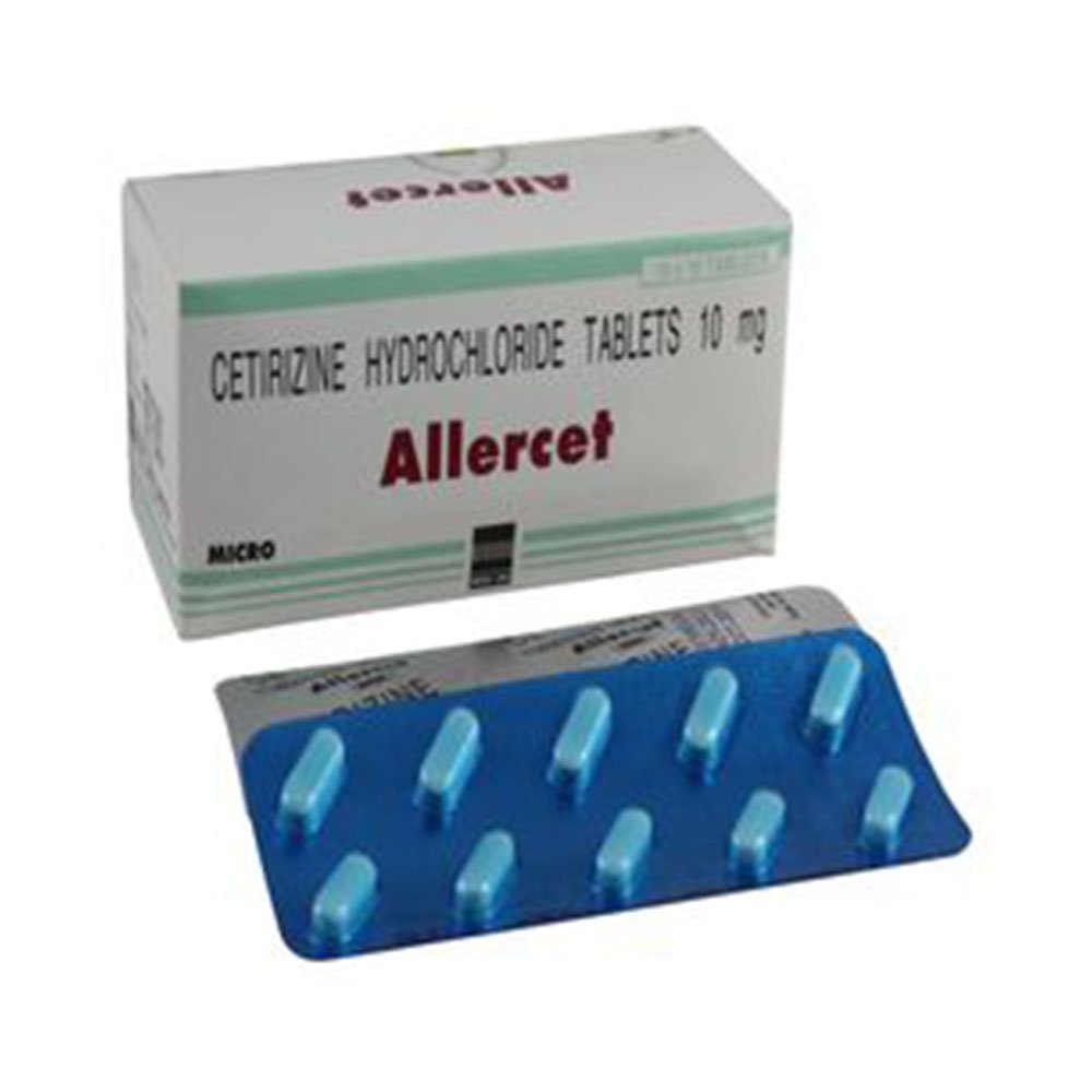 Allercet - Cetirizine Tablet Manufacturer & Exporter | Bulk Supplier India
